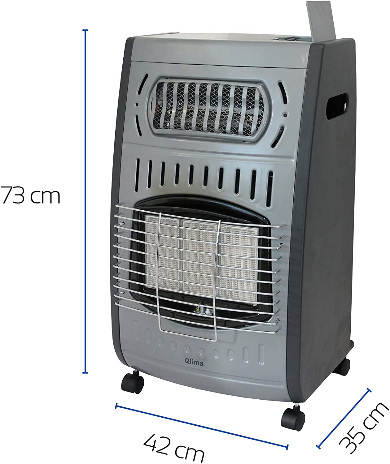 Stufa a gas QLIMA GH 3062 RF - 4.2 kW + 2.0 kW - Brico Pesci